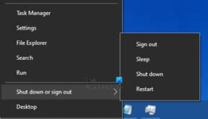 How To Shutdown Restart Sleep Hibernate Lock Windows 11