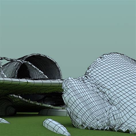 3ds Max Crashed Plane
