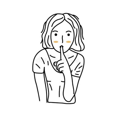Girl Hinting Stock Illustrations 54 Girl Hinting Stock Illustrations