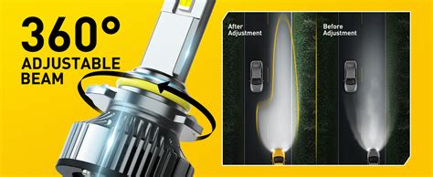 Auxito Y19 Series H4 Led Headlight Bulbs