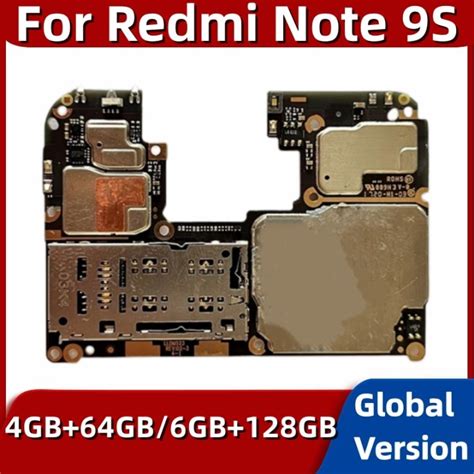 Original Unlocked Mainboard For Xiaomi Redmi Note S Motherboard GB GB Version Main