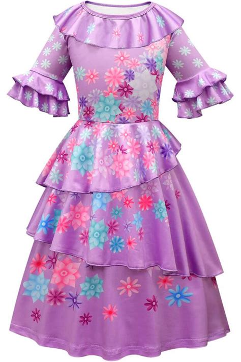 Buy Girls Encanto Dolores Cosplay Dress Dolores Madrigal Costume