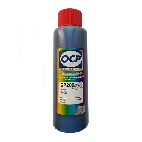 ≡ Купити Чорнила пігментні Ocp Cp 200 для Epson Stylus Pro Cyan 100 мл