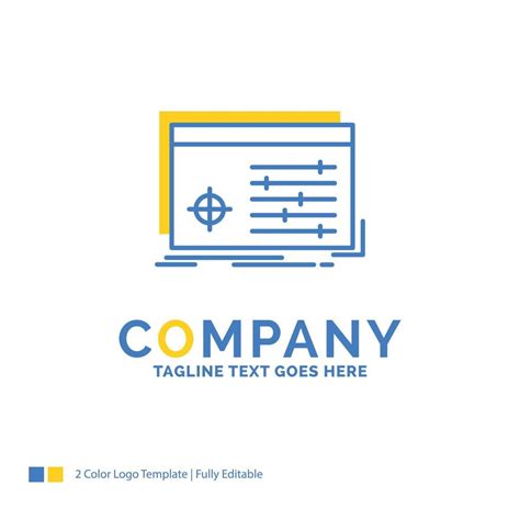 File Object Processing Settings Software Blue Yellow Business Logo