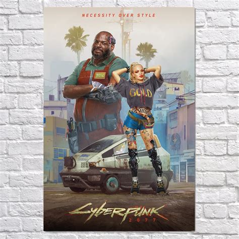 Плакат "Киберпанк 2077, Cyberpunk 2077", 60×41см: продажа, цена в ...