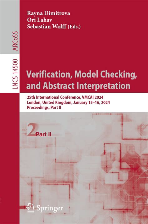 Verification Model Checking And Abstract Interpretation Guide Proceedings
