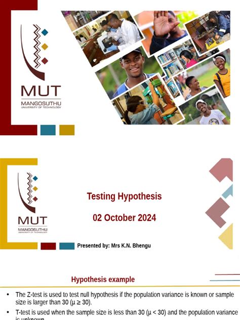 Biostatistics Hypothesis Testing 02 October 2024 Pdf Students