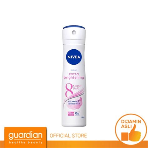 Jual Nivea Deodorant Extra Brightening Spray 150ml Shopee Indonesia