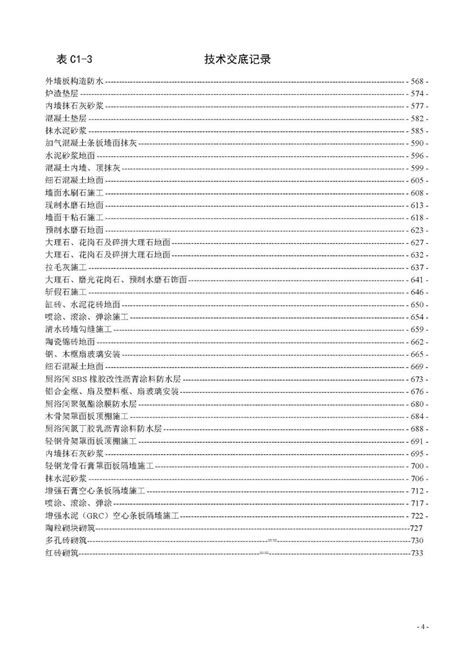 各类建筑装饰工程技术交底全套734页word格式可直接修改套用 知乎