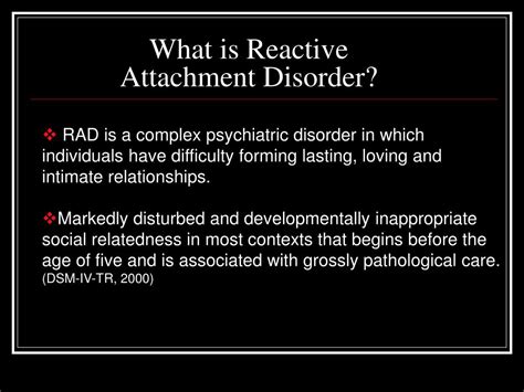 Ppt Reactive Attachment Disorder Rad Powerpoint Presentation Free Download Id