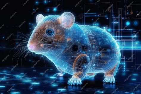 Premium Photo A Mouse With A Blue Background And The Words Mouse On