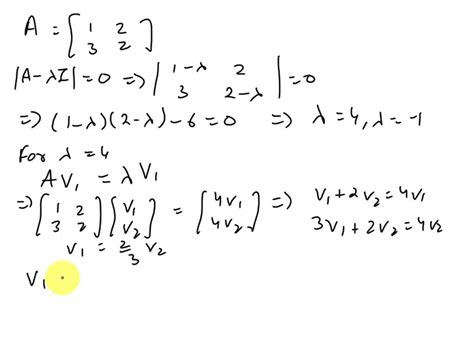 solved question 3 a b c 7 points a b d e has the eigenvectors v1