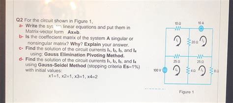Q For The Circuit Shown In Figure A Write The Chegg