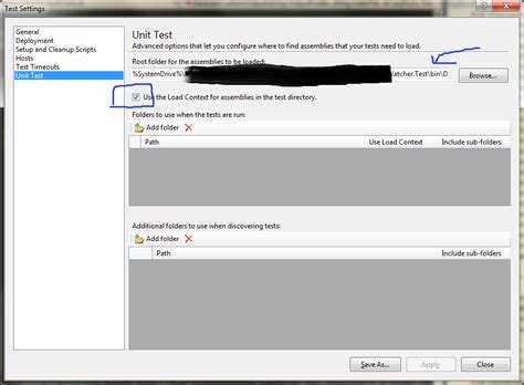 Unit Testing Visual Studio How To Stop Change Of Execution Path When Running A Test