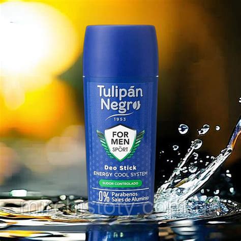 Мужской дезодорант-стик Tulipan Negro For Men Sport 24-часовая защита ...