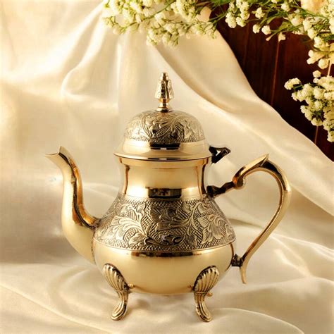 Antique Brass Tea Kettle Brass Globe