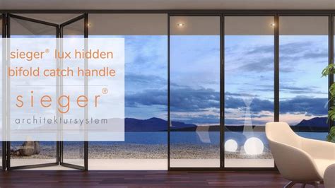 Sieger Lux Hidden Bifold Catch I Sieger Aluminium Video Modern