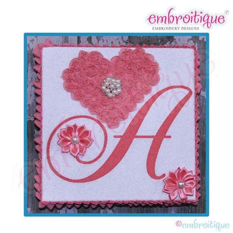 Emily Monogram Set Machine Embroidery Font Alphabet Letters Etsy Manualidades Máquinas De