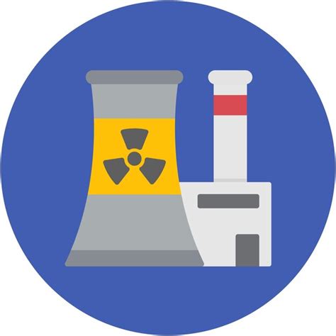 Premium Vector Nuclear Plant Vector Illustration Style