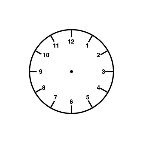 Clock Face Stamp Stamptastic Uk