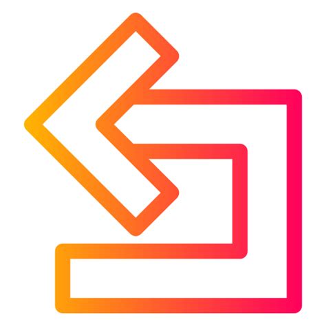 Arrows Generic Gradient Icon