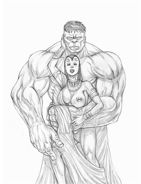 Rule 34 Breasts Caiera Detailed Female Front View Huge Muscles Hulk