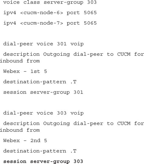 Code Snippets CCNP And CCIE Collaboration Core CLCOR Official Cert Guide Nd Edition