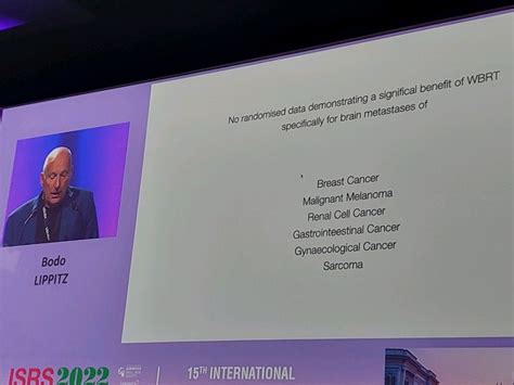 Isrsmilan2022 Srs Radiosurgery Brainmetastases Stereotactic Radiosurgery