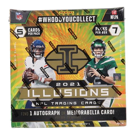 2021 Panini Illusions Football Mega Box With 7 Packs Pristine Auction