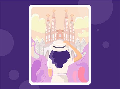 Girl In Barcelona By Sofia Iudina On Dribbble
