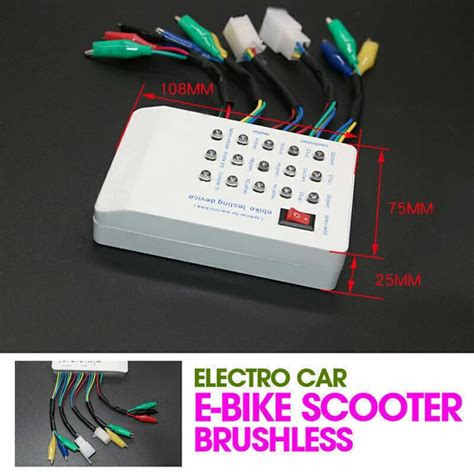 E BIKE SCOOTER BRUSHLESS Motor Controller Steuergerät Tester 24V 36V