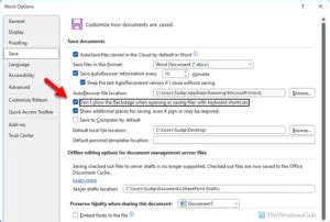Restore Old Save As Dialog For Microsoft Apps On Windows PC