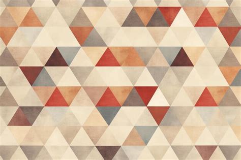 Classic Geometric Patterns On Faded Colors Old Texture Grunge Paper