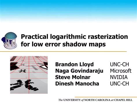 ppt practical logarithmic rasterization for low error shadow maps