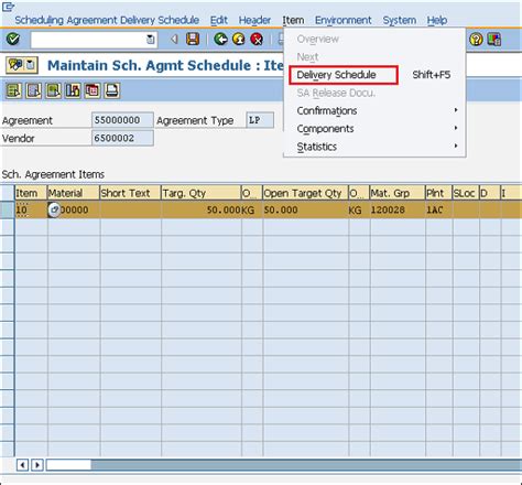 Sap Mm Outline Agreement