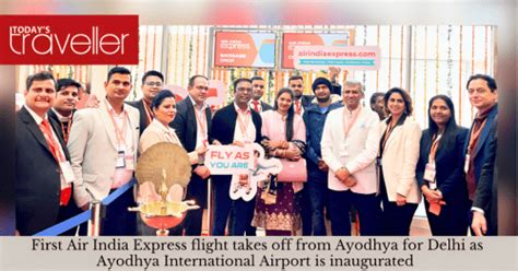 First Air India Express Flight Takes Off From Ayodhya For Delhi As
