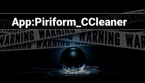 Apppiriformccleaner — Virus Removal Guide