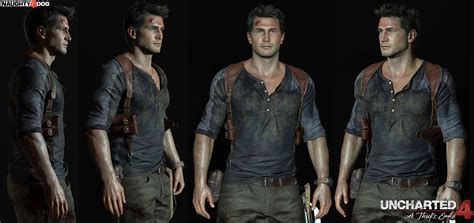 Uncharted 4 A Thiefs End Imagens Da Modelagem De Personagem