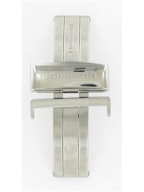 Hamilton H640 000 004 Butterfly Deployment Clasp 18mm Stainless Steel
