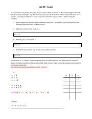 Lab Iteration Pdf Lab Loops You Will Make A Copy Of This