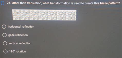 Solved Other Than Translation What Transformation Is Used To Create