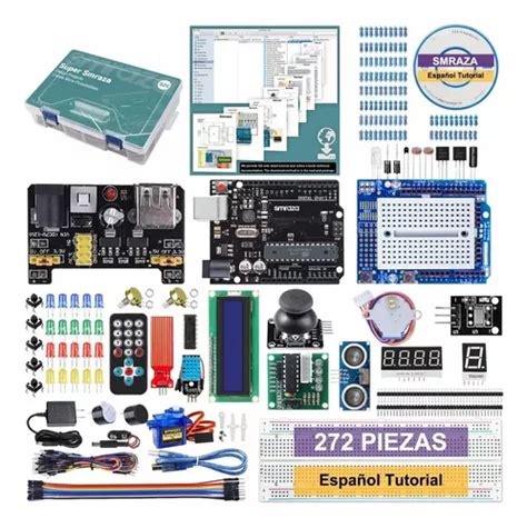 Kit Arduino Uno R3 Con Tutorial En Español Cuotas Sin Interés