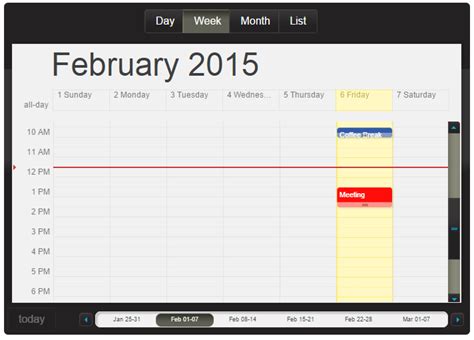 Views ComponentOne EventsCalendar For ASP NET Web Forms