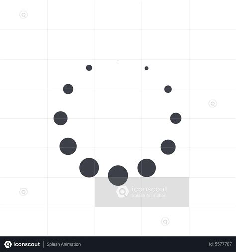 Loading Dot Slow Circles Animated Icon Free Download User Interface