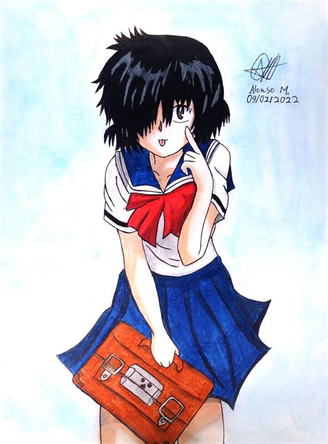 My Drawing Of Mikoto Urabe By Alonsoartsfw On Deviantart