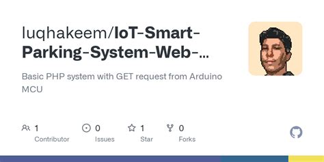 GitHub Luqhakeem IoT Smart Parking System Web Server Basic PHP System With GET Request From
