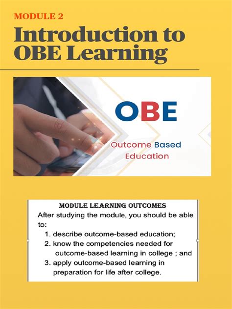 Module 2 Introduction To Obe Download Free Pdf Educational Assessment Learning