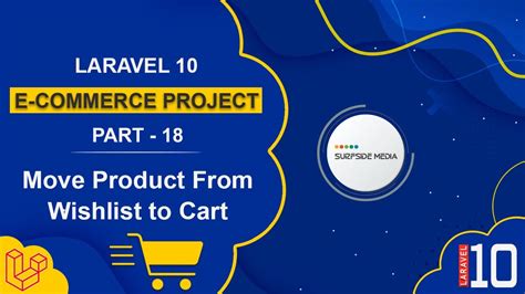 laravel 10 e commerce project move product from wishlist to cart