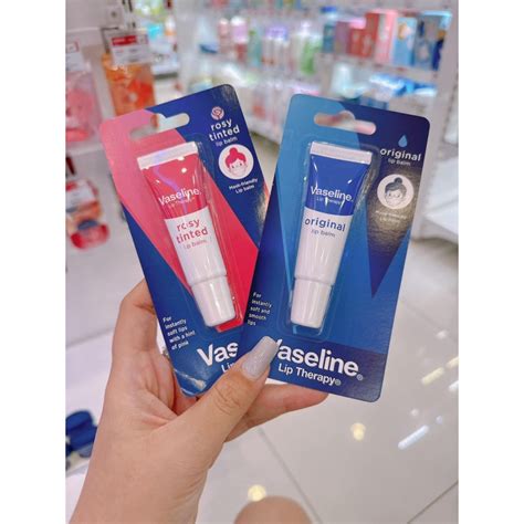 01 Son Dưỡng Dạng Tuýp Vaseline Lip Therapy Tinted Lips Balm 10g