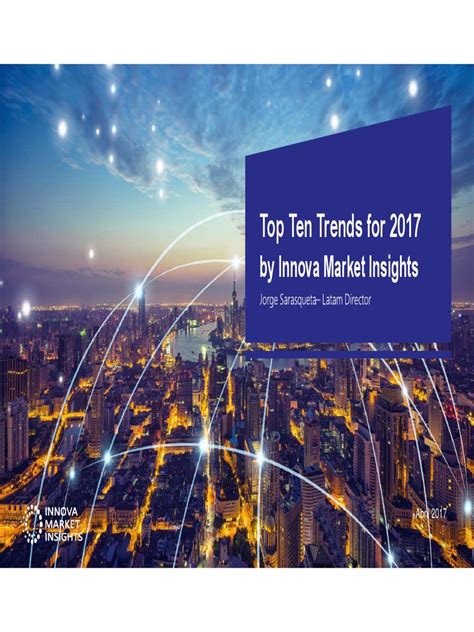 Top 10 Trends 2017 Innova Market Insights Pdf Drink Foods